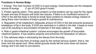 Carbohydrates powerpoint presentation ppt | PPT
