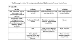 carbohydrates, classfication, sources and types.pptx