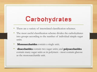 Carbohydrates classification | PPT