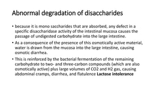 Carbohydrates digestion lec1 audio | PPTX