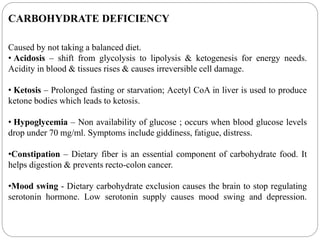 Carbohydrates in food | PPTX