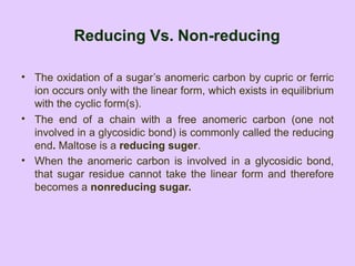 Carbohydrates introduction | PPTX | Chemistry | Science
