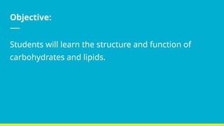 Carbohydrates & Lipids Macromolecules.pptx