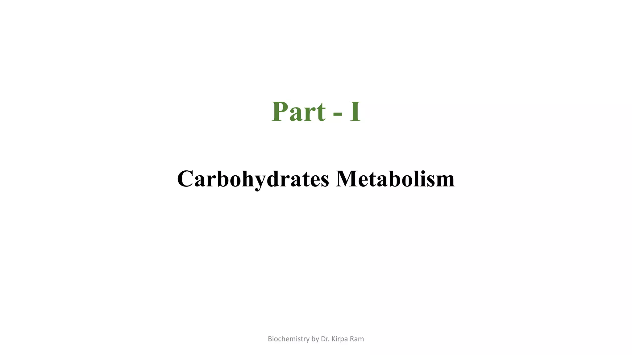 Carbohydrates metabolism and lipids biosynthesis and oxidation | PPTX