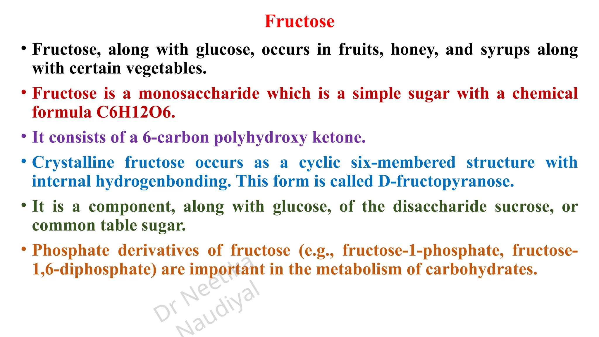 Carbohydrates (Monosaccharides with examples) | PPTX