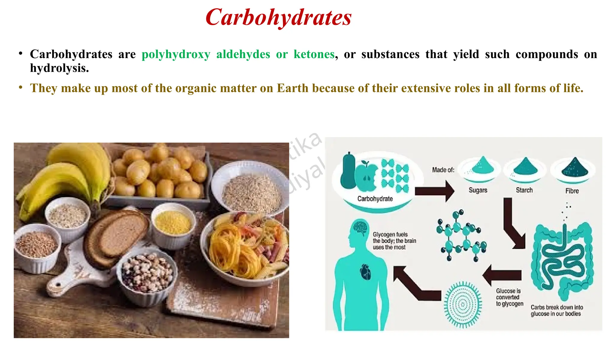 Carbohydrates Monosaccharides With Examples Ppt