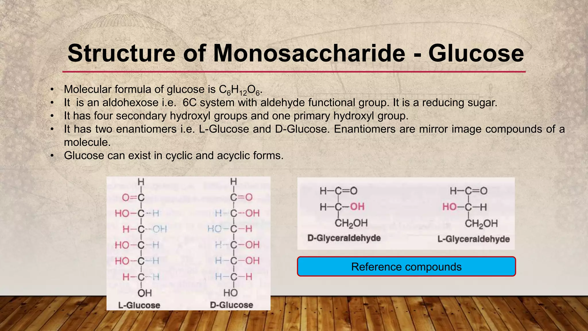 Carbohydrates - Monosaccharides and its qualitative tests - Part 1 | PPTX