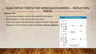 Carbohydrates - Monosaccharides and its qualitative tests - Part 1 | PPTX