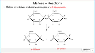 Carbohydrates - Disaccharides and Polysaccharides | PPTX