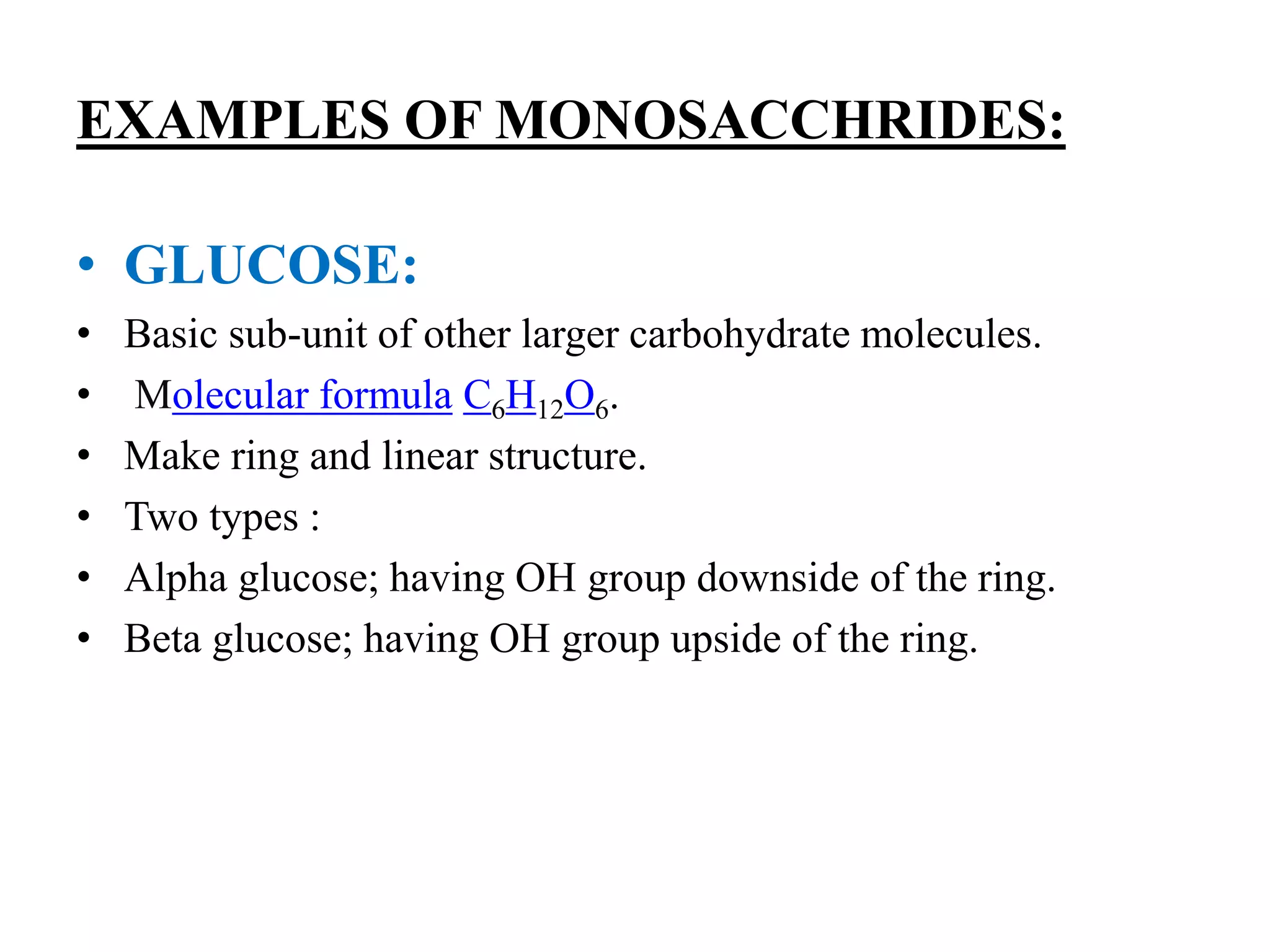 Carbohydrates ppt | PPTX
