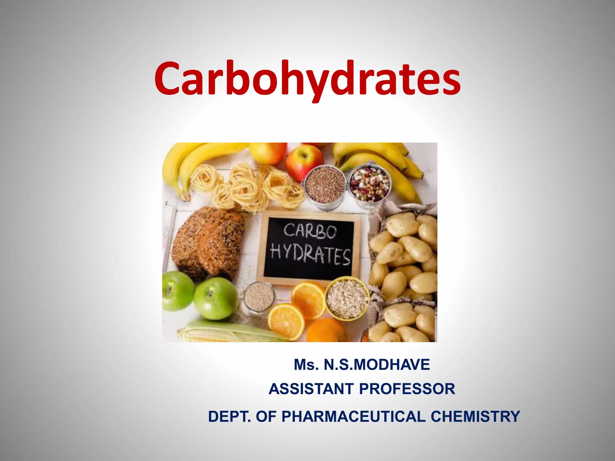 Carbohydrates - Defination, Classification | PPTX