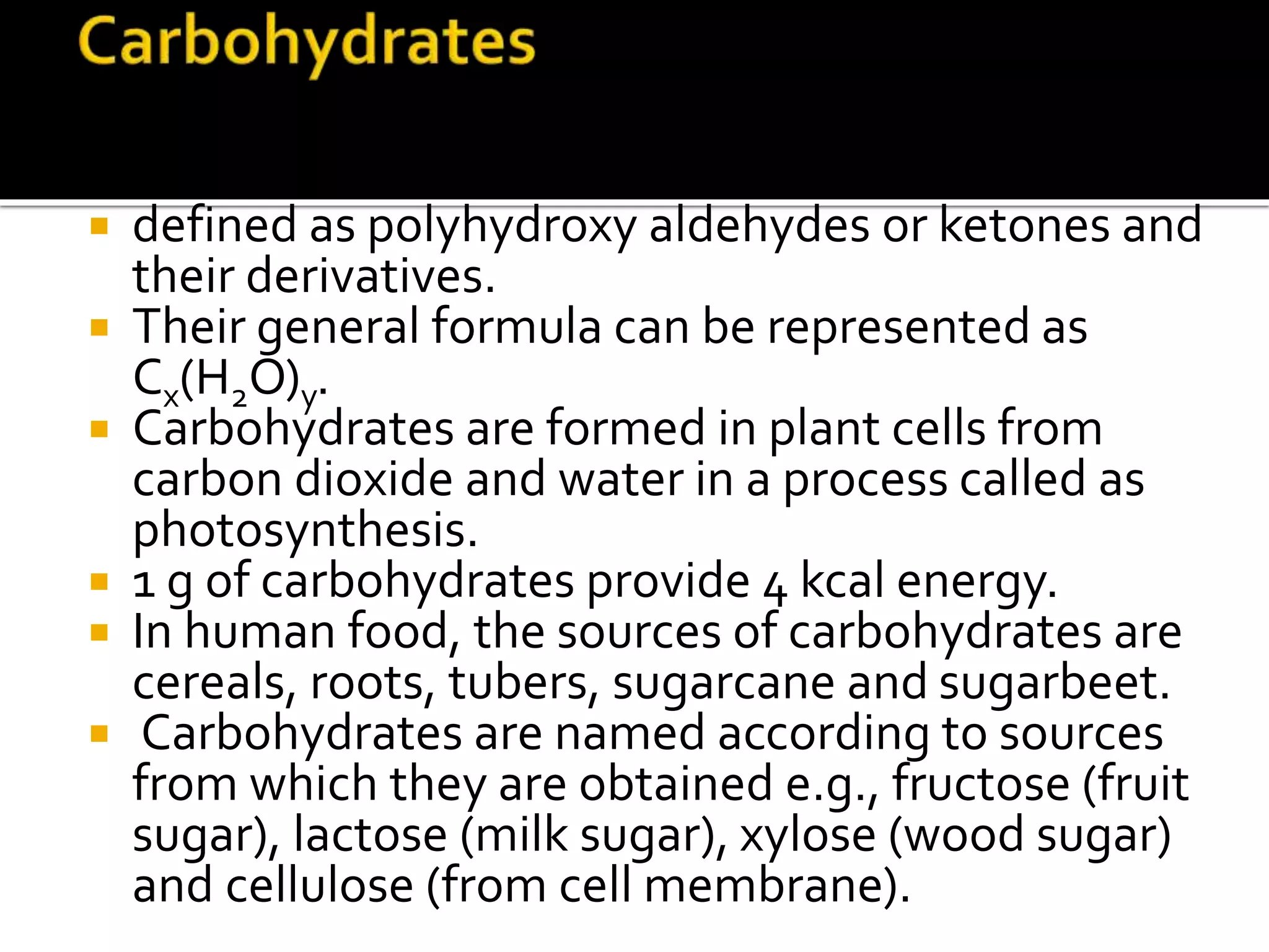 CARBOHYDRATES – PROPERTIES AND FUNCTIONS.ppt