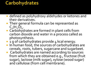 CARBOHYDRATES – PROPERTIES AND FUNCTIONS.ppt