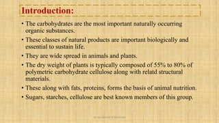 Carbohydrates sem 3 bsc | PPT