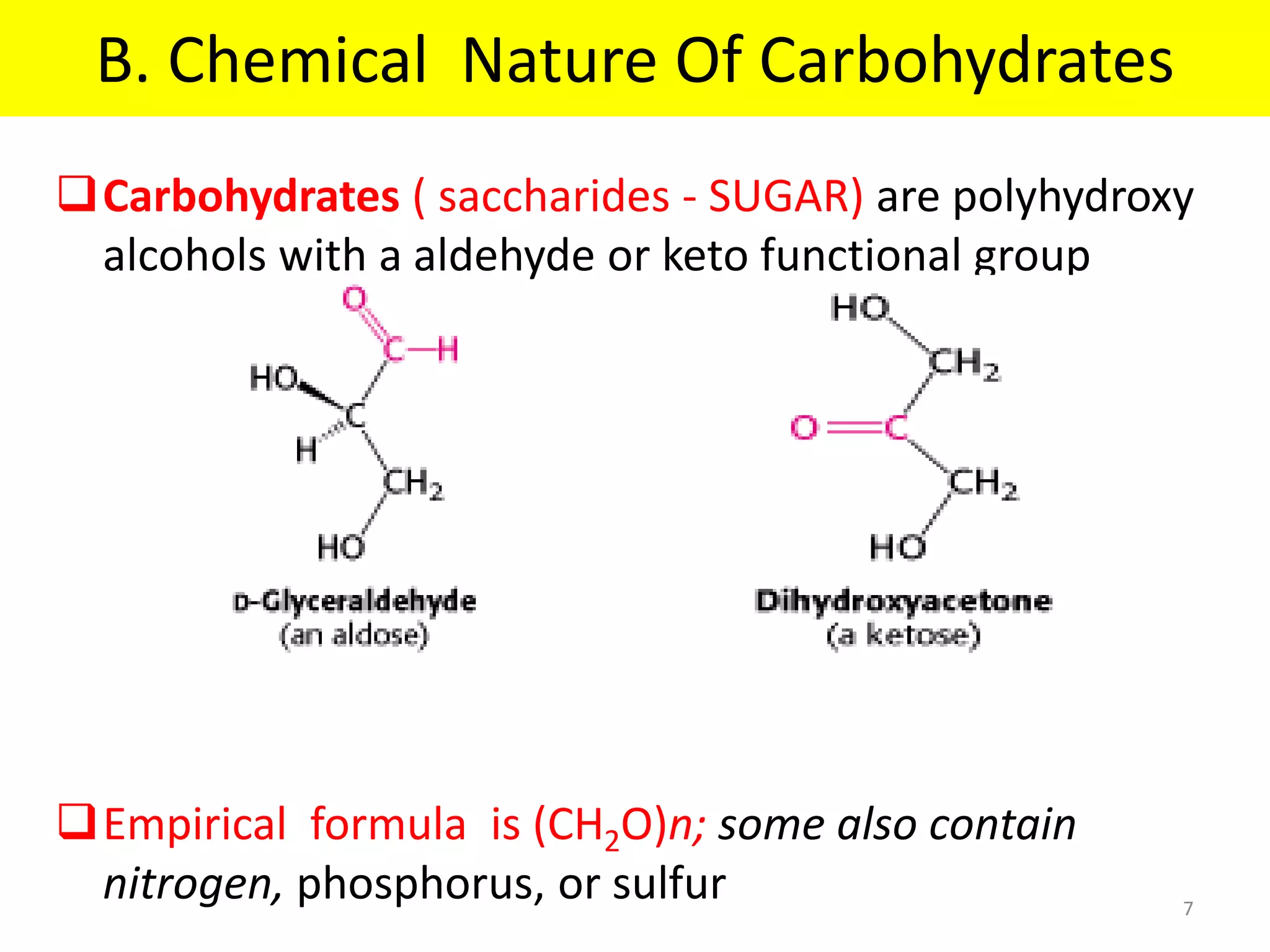 Carbohydrate structure | PPTX
