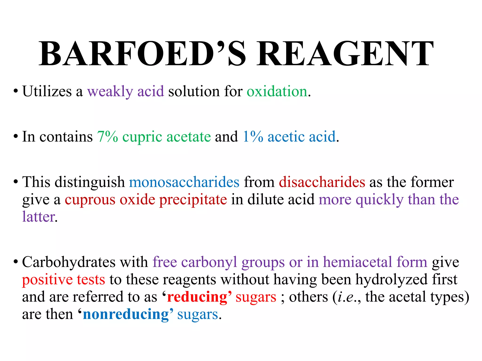 Test For Carbohydrate | PPTX