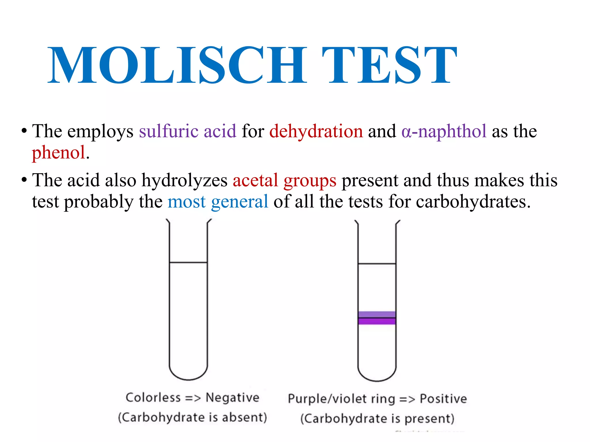 Test For Carbohydrate | PPTX