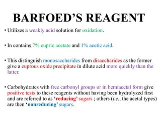 Test For Carbohydrate | PPTX