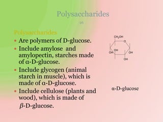 Carbohydrrates lecture | PPT