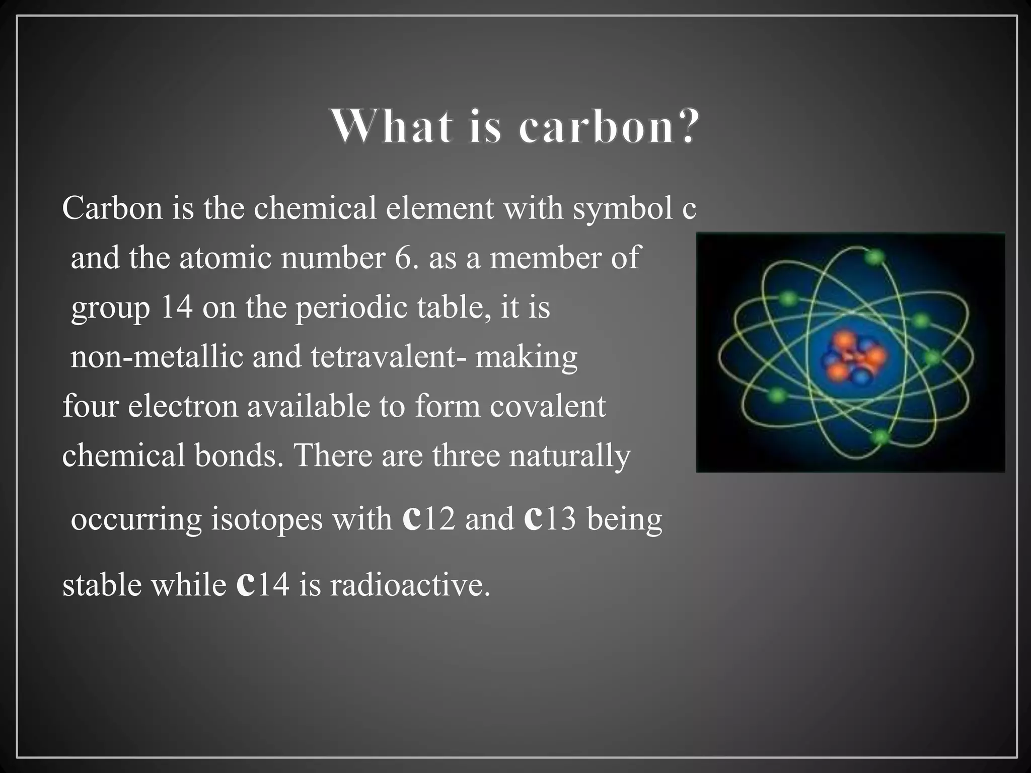Carbon | PPT