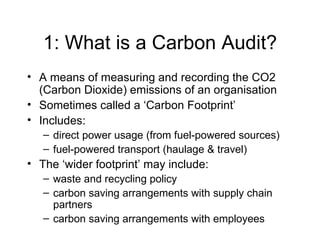 Carbon Audit | PPT
