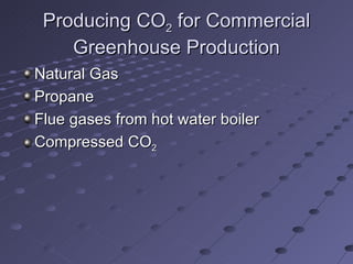 Carbon Dioxide Fertilization | PPT
