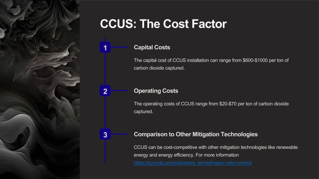 Carbon Mitigation Technologies: CCUS Carbon Capture, Utilization, and ...