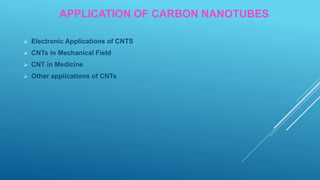 Carbon nanotubes | PPT