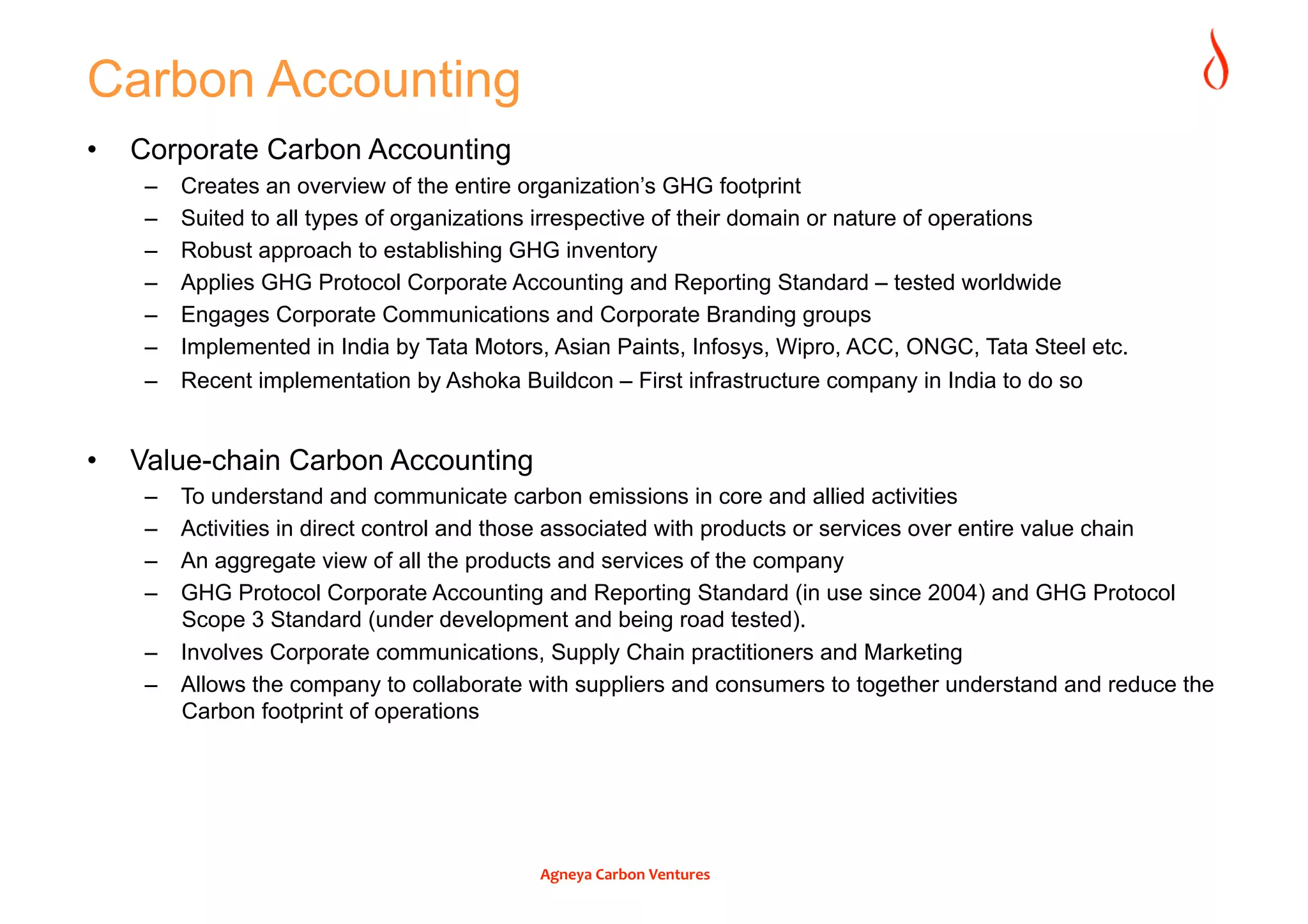 Carbon Accounting Advisory | PDF