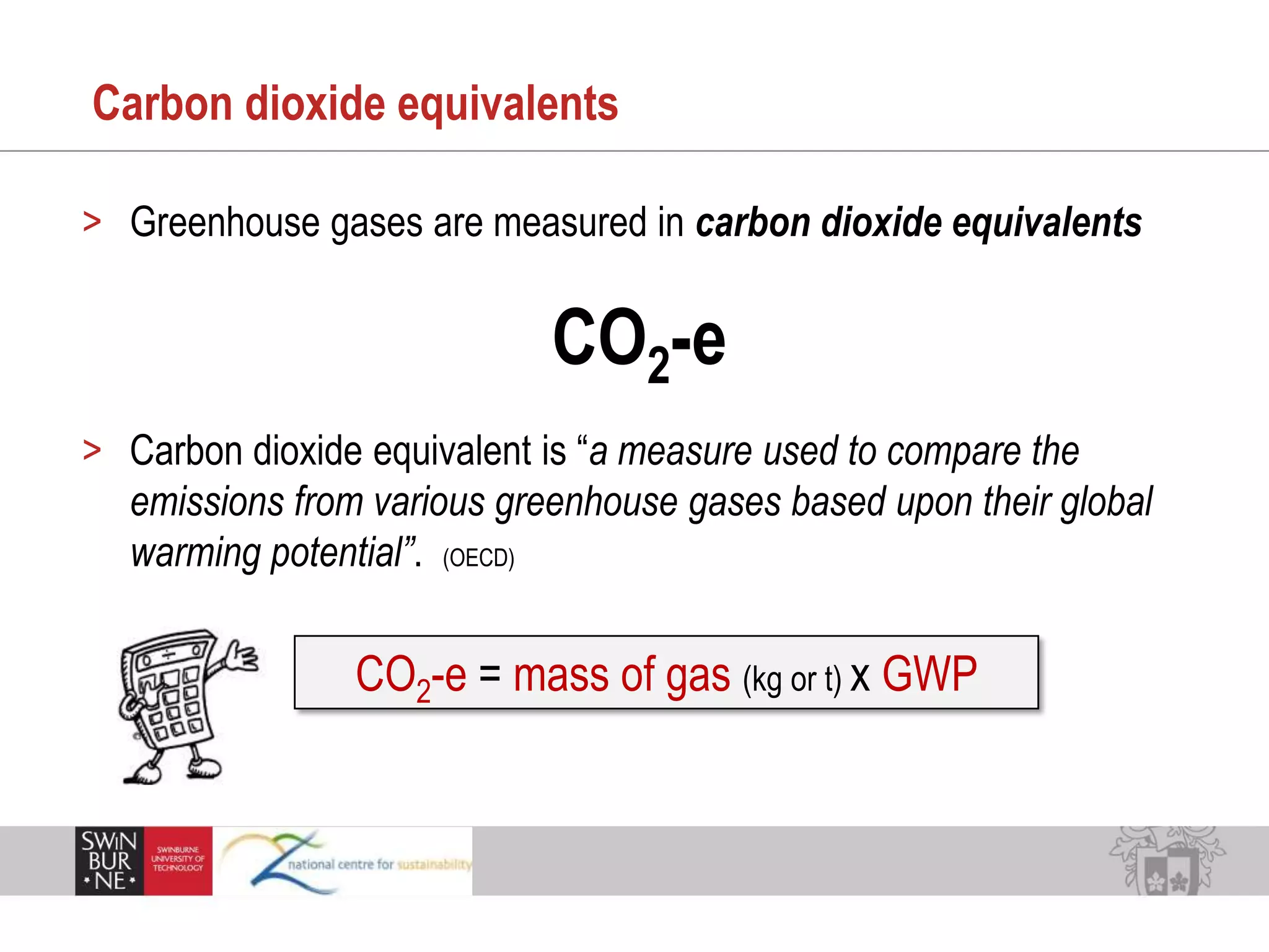 Carbon Accounting - learn from the National Centre for Sustainability ...