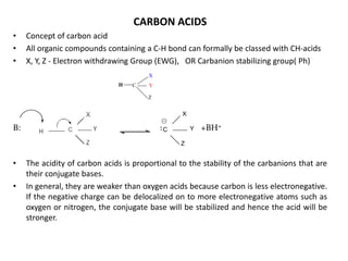 Carbon acid modified | PPTX