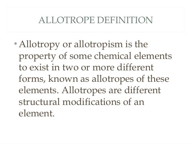 Carbon Allotropes