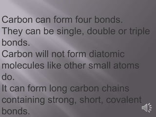 Carbon and its compound | PPTX