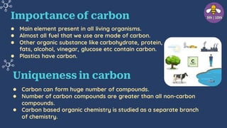Carbon and its compounds study materials | PPT