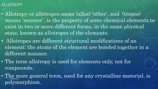 Carbon and its compounds [autosaved] | PPTX | Chemistry | Science