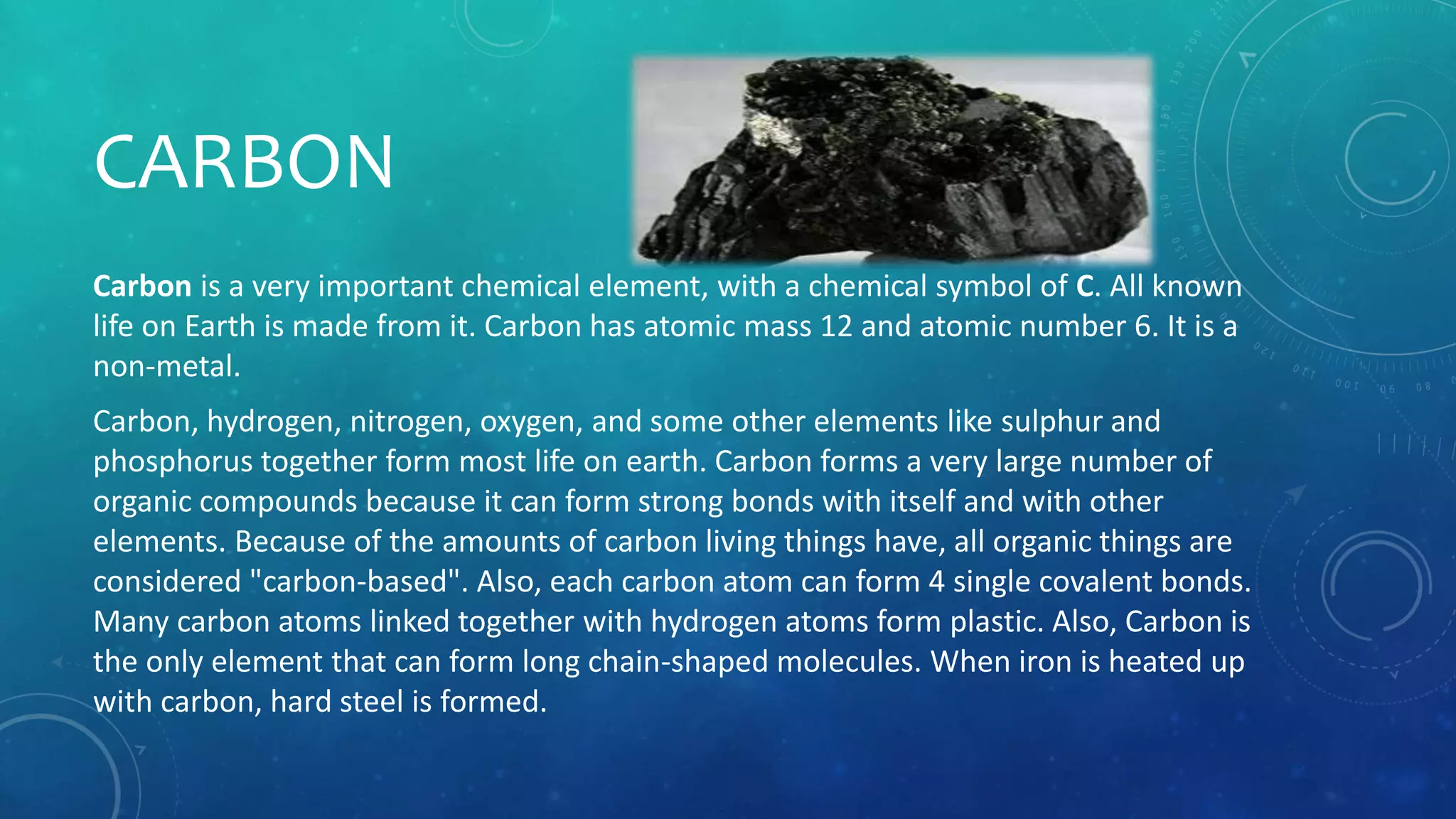 Carbon and its compounds by Aum Babariya | PPTX