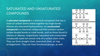 Carbon and its compounds by Aum Babariya | PPTX