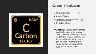 Carbons and Its Compound - PPT Class 10 | PPTX