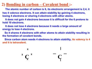 Carbon and its compounds ppt | PPTX