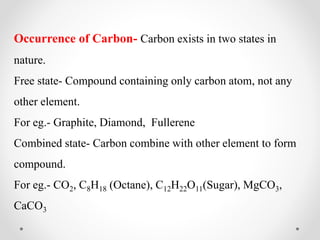 Carbon and its comp | PPT