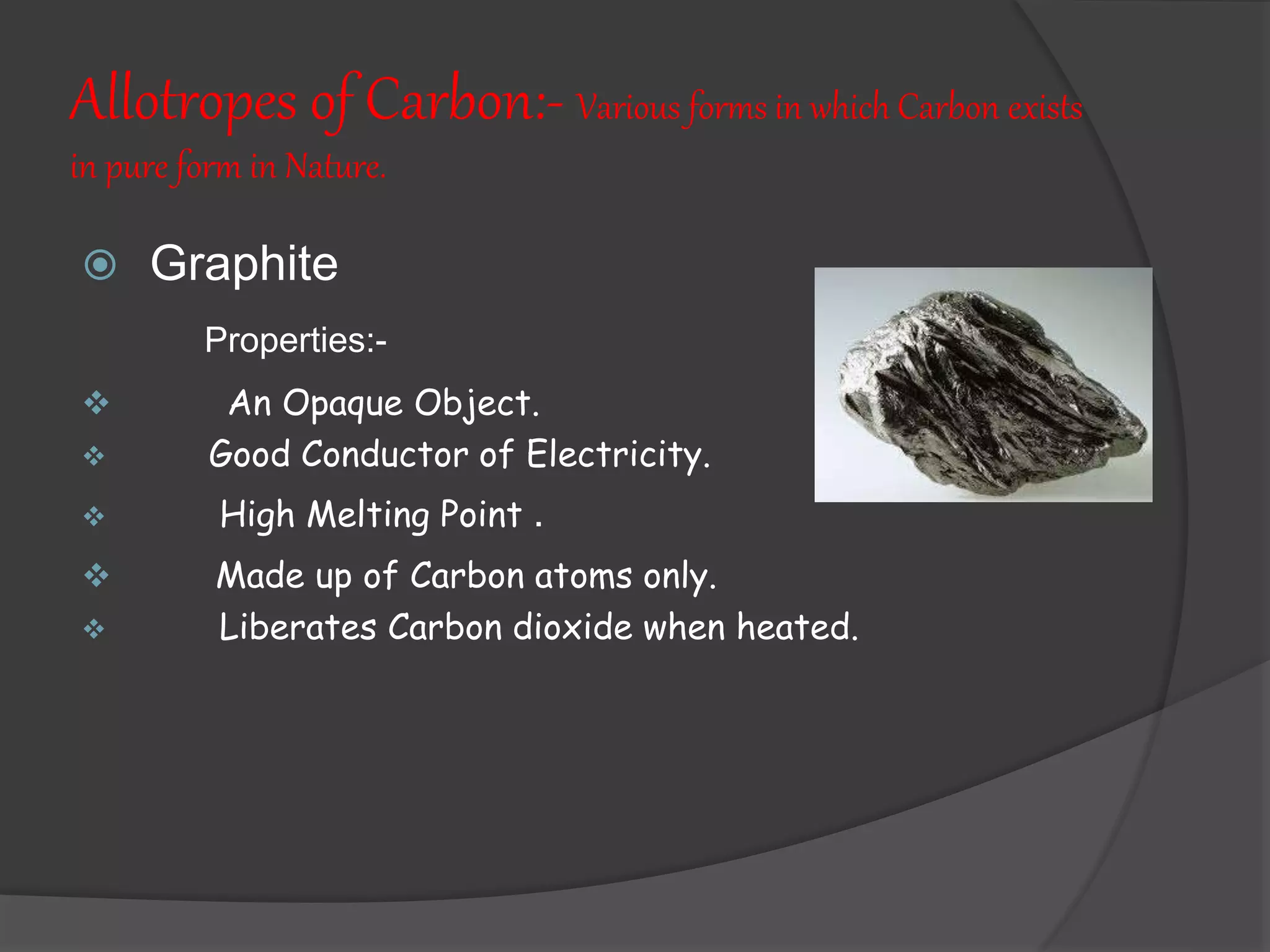 Carbon and its importance by jeswant gembali | PPTX