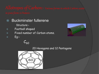 Carbon and its importance by jeswant gembali | PPT