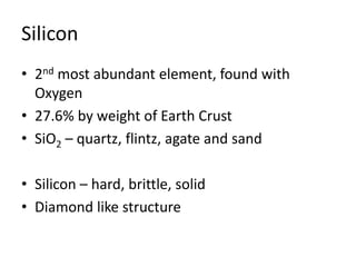 Carbon and silicon1 | PPTX