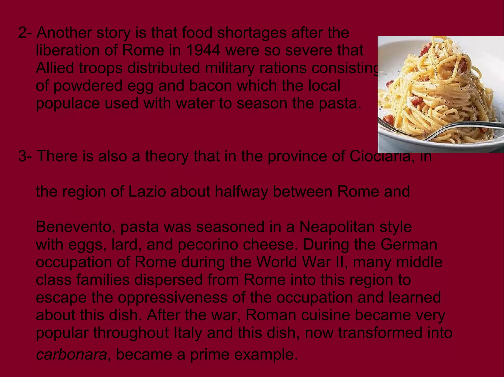 Carbonara | PPT