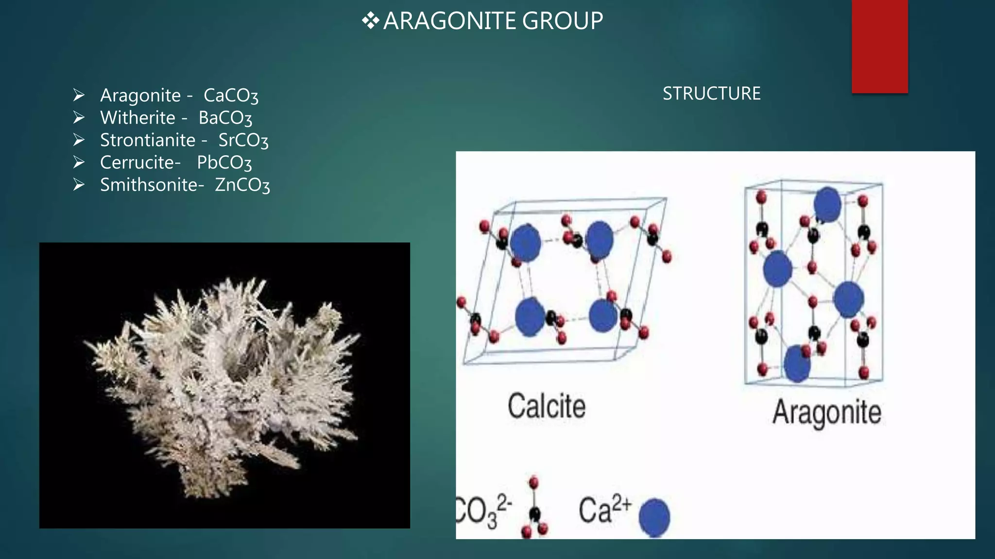 Carbonategroup of mineral | PPTX