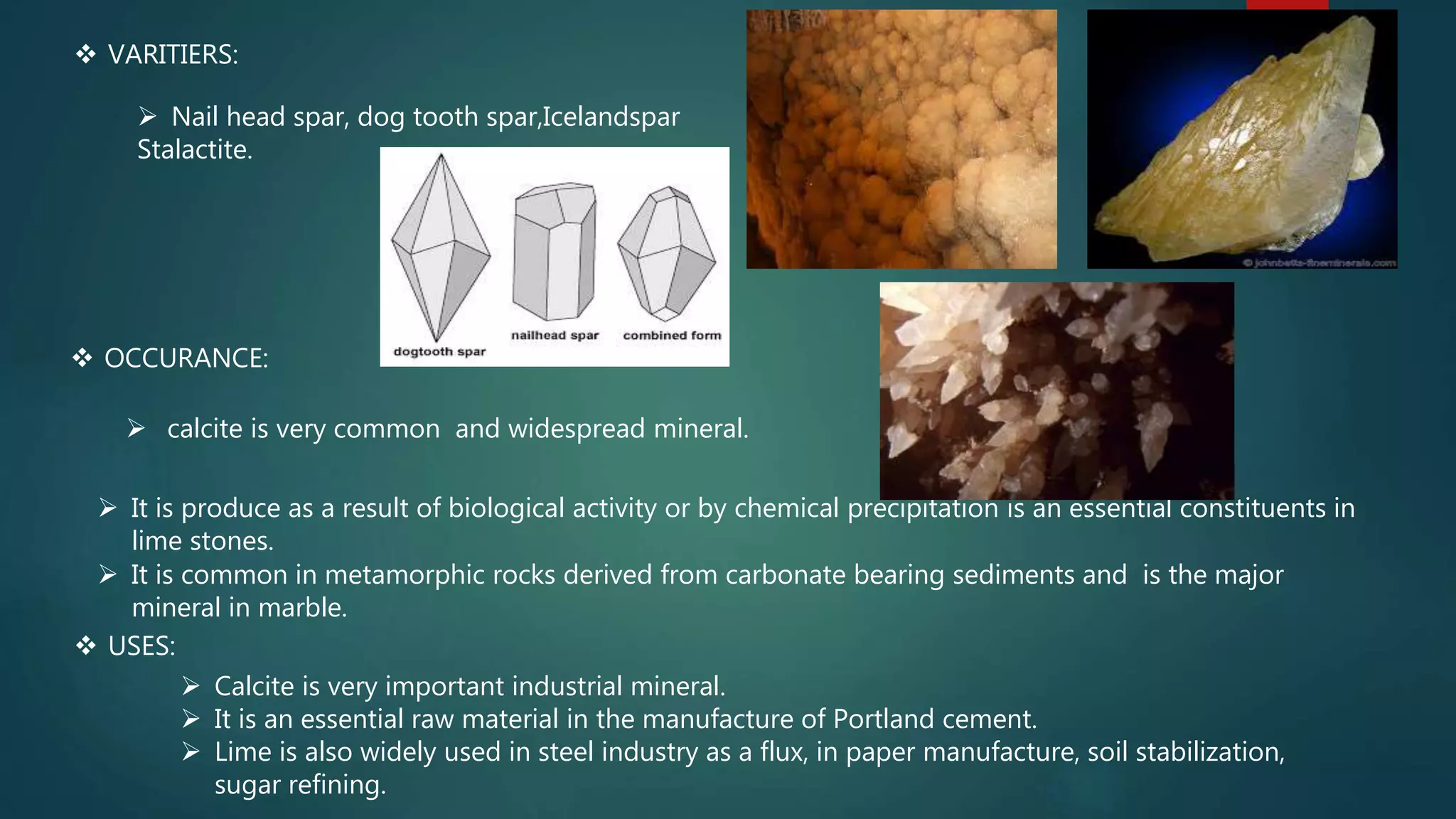 Carbonategroup of mineral | PPTX