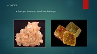 Carbonategroup of mineral | PPTX