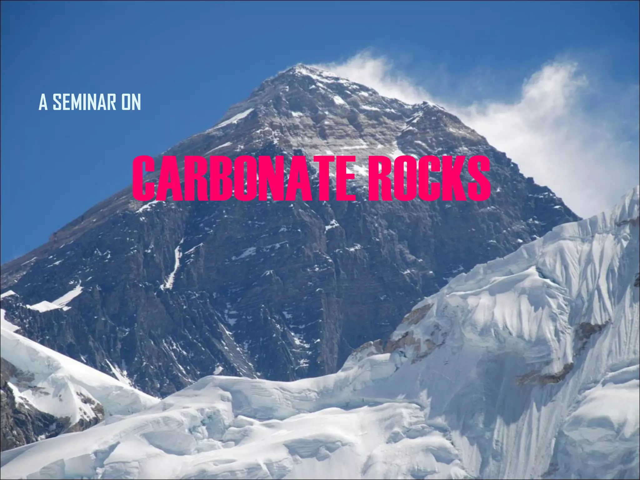 Carbonate rocks | PPT