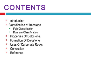 Carbonate rocks | PPT | Geology | Science