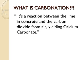 Carbonation | PPT